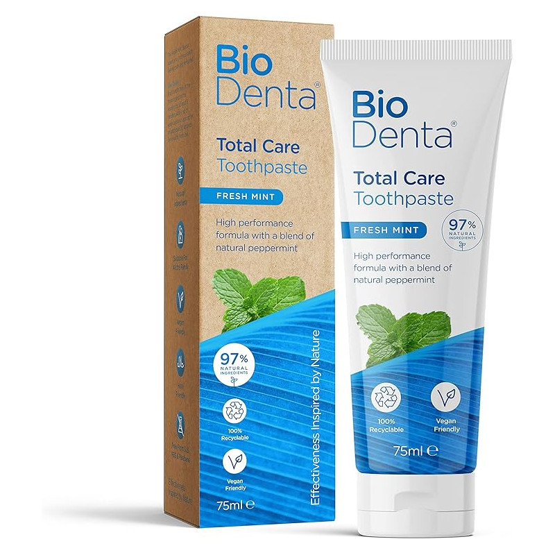 TOTAL CARE hambapasta piparmünt BioDenta™ 75 ml